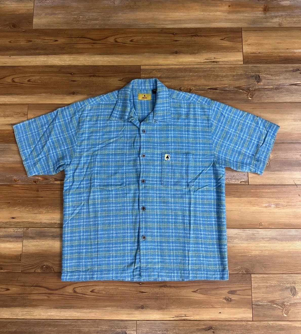 Vintage 90s More Core Division MCD Blue Yellow Terry … - Gem