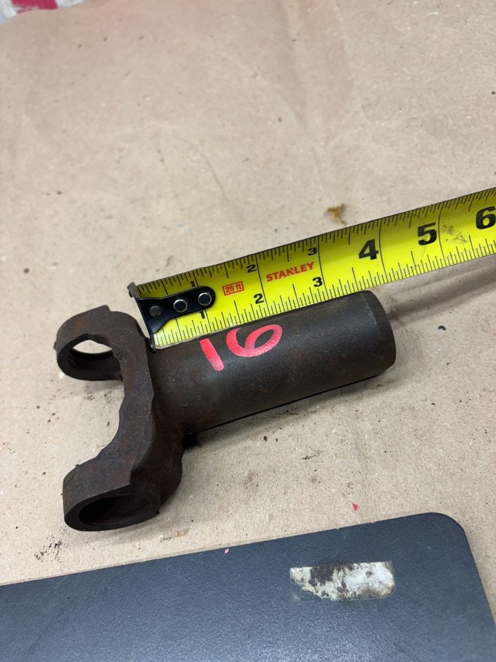 GM 16 SPLINE TRANSMISSION U JOINT YOKE YOLK SLIP SHAFT JOINT C10 IMPALA ...