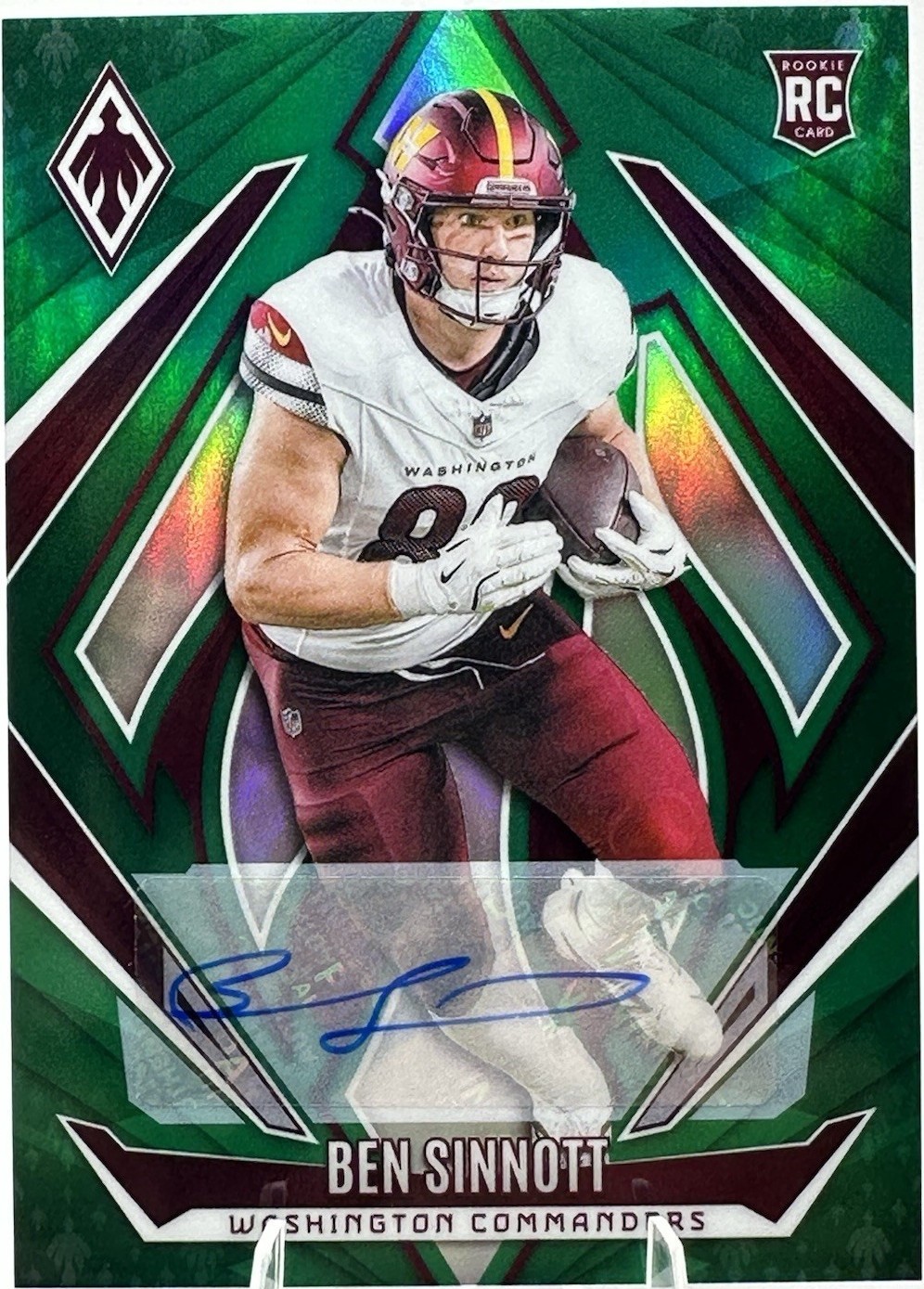 2024 Panini Phoenix - Rookies Ben Sinnott #157 Green Autographs /25 (AU ...