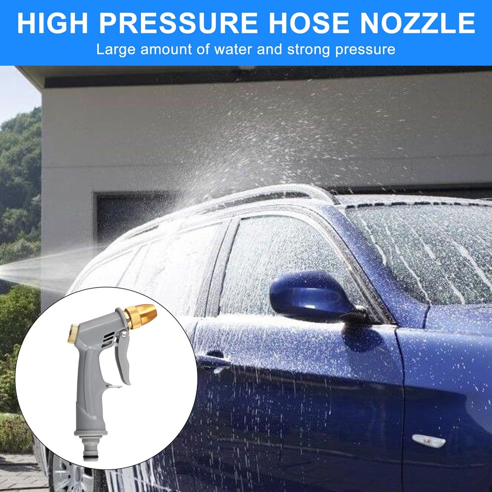 Portable High Pressure Water Nozzle Adjustable Metal Nozzle Washing ...