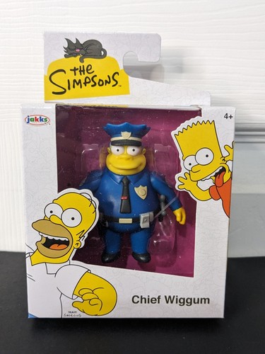 Simpsons CHIEF WIGGUM Police Officer 2.5" Action Figure Jakks Pacific ...