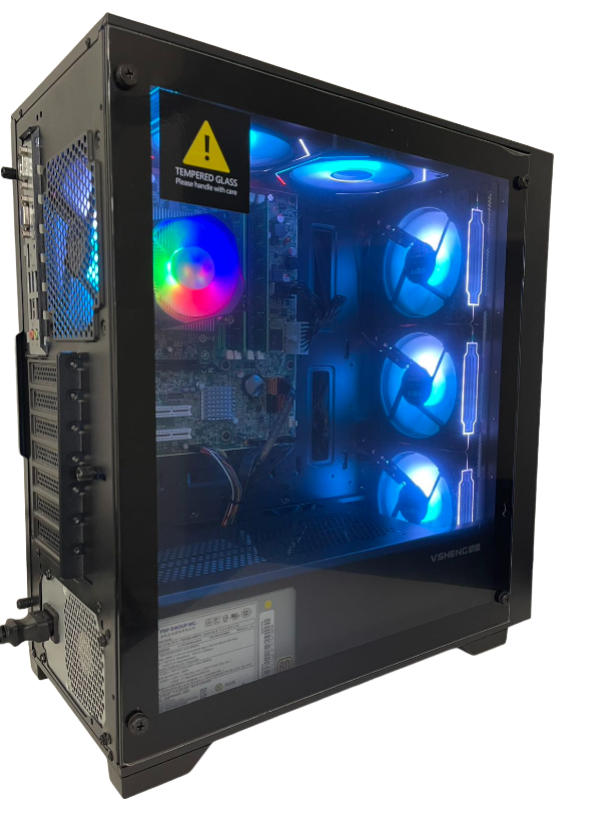 Gaming PC ARGB i7 Desktop Computer WIN10 512GB SSD UP TO 32GB RTX 3050 ...