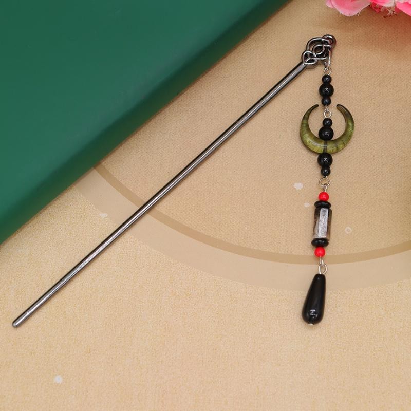 Hanfu Crescent Step Shake Hairpin Hair Accessories Hair Sticks For Buns ...