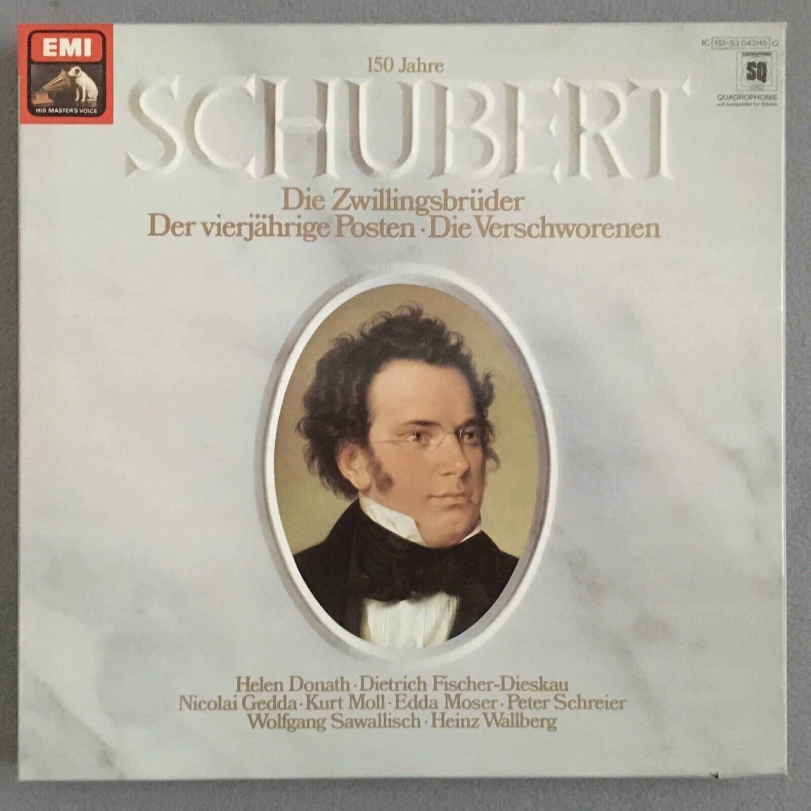 B019 Schubert Operas Sawallisch Wallberg 3LP EMI 1C 151-53 043/45 ...