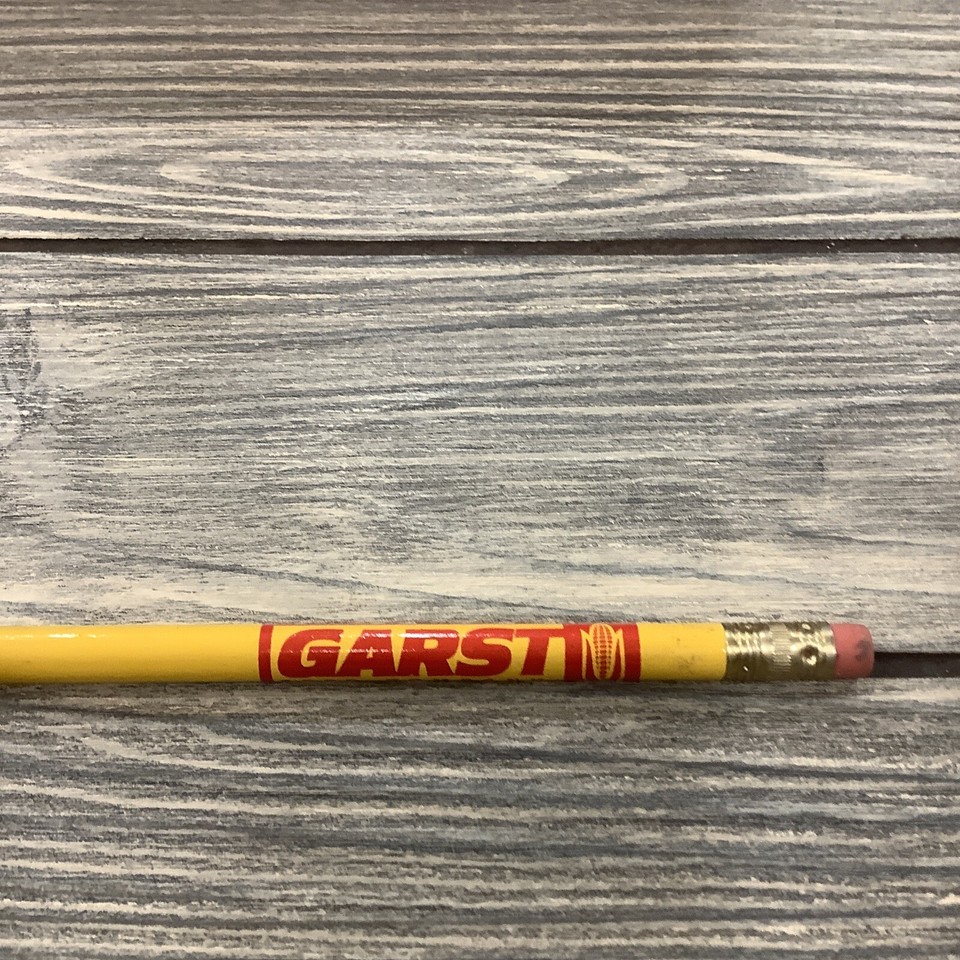 Vintage Unsharpened Pencil Garst Seed Company Logo Yellow Red | eBay