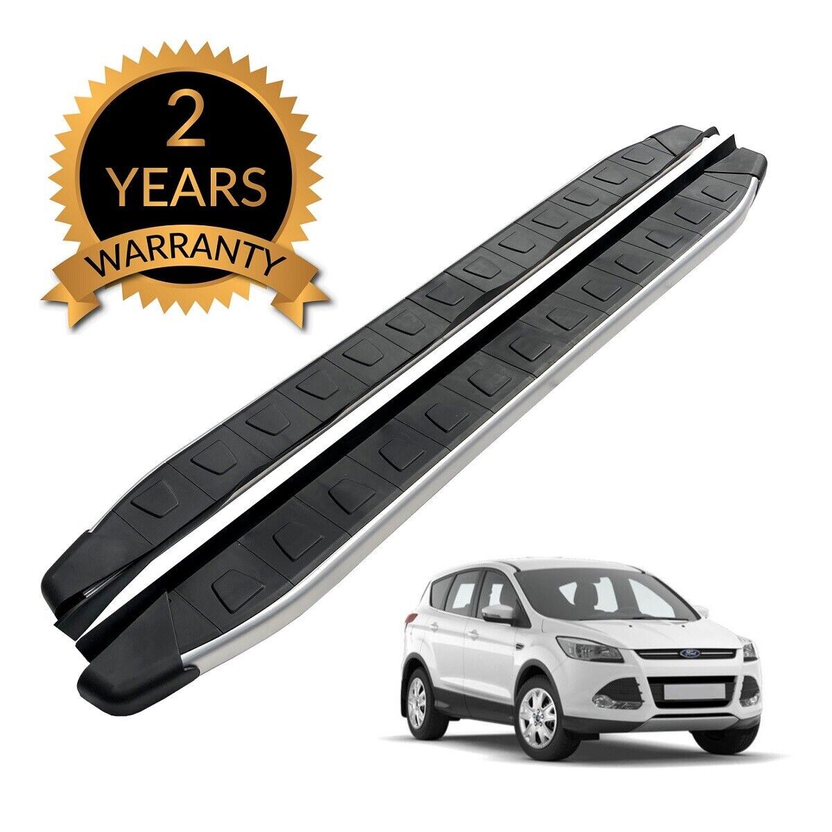 FORD KUGA SIDE STEPS RUNNING BOARDS OEM STYLE (2016-2019) NEW BOARD SET ...
