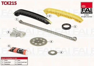 TCK215 FAI TIMING CHAIN KIT For BMW 3 (E46) 330 xd (M57 D30 (306D1)) 01 ...