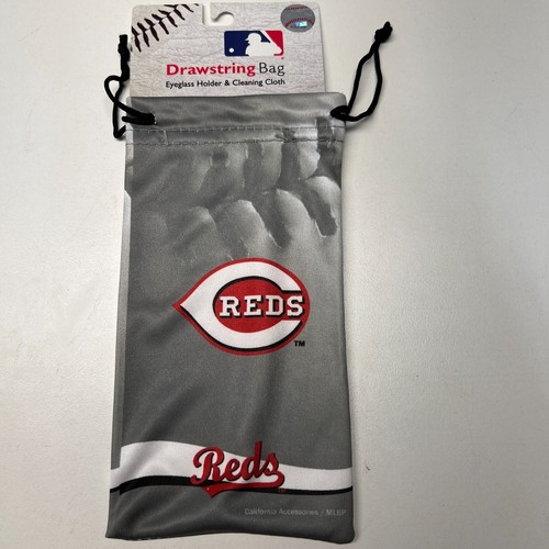 Cincinnati Reds Sunglasses Bag Drawstring Microfiber Pouch MLB Official ...