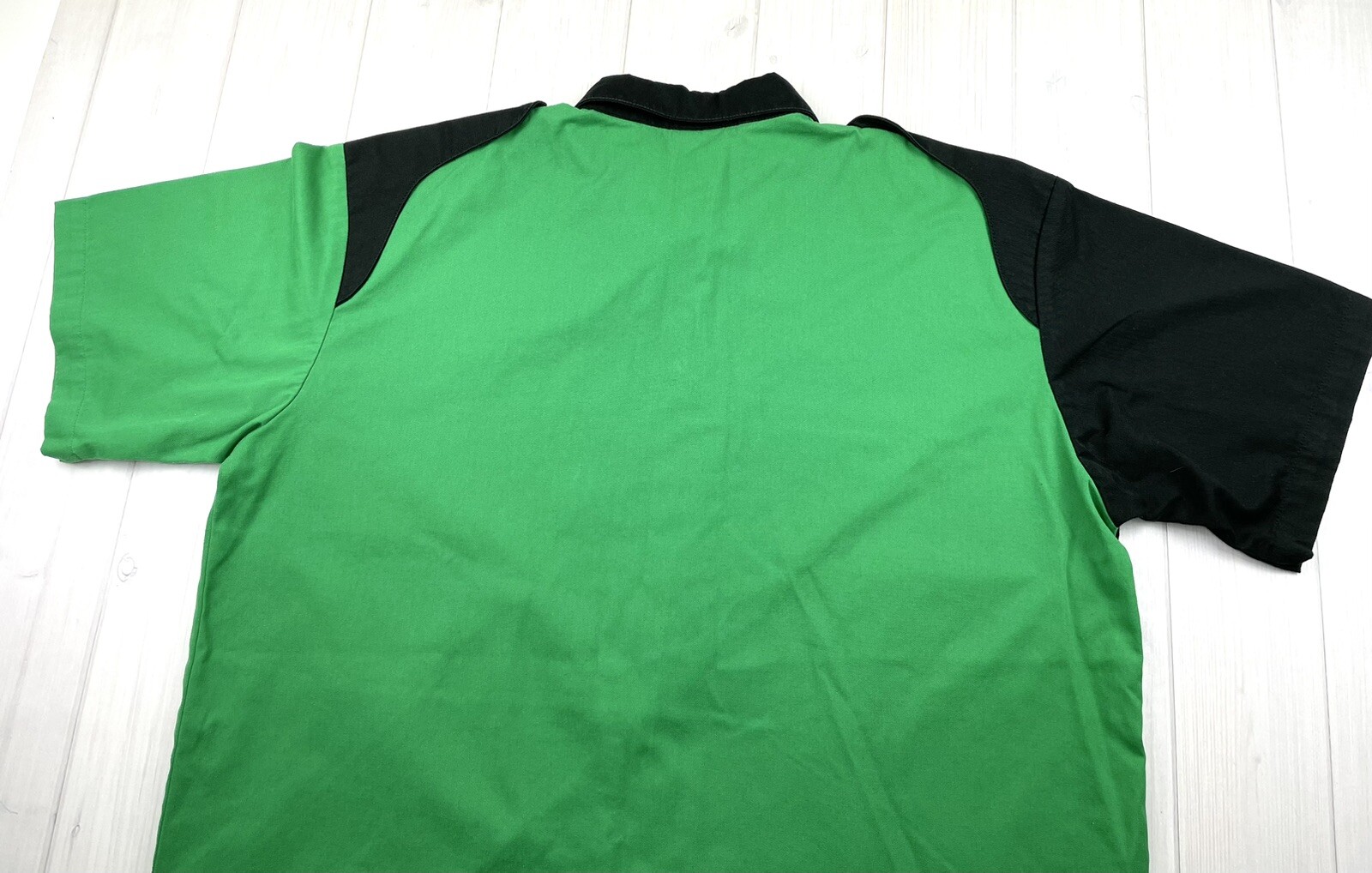 Speed Zone Race Gear XL Green Black Shirt Button Up Crossbones ...
