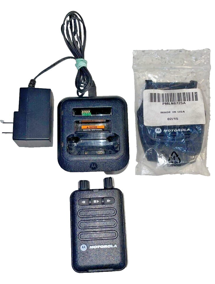 Motorola Minitor VI VHF 143-174 MHz 5CH Voice Pager W/Nylon Case ...