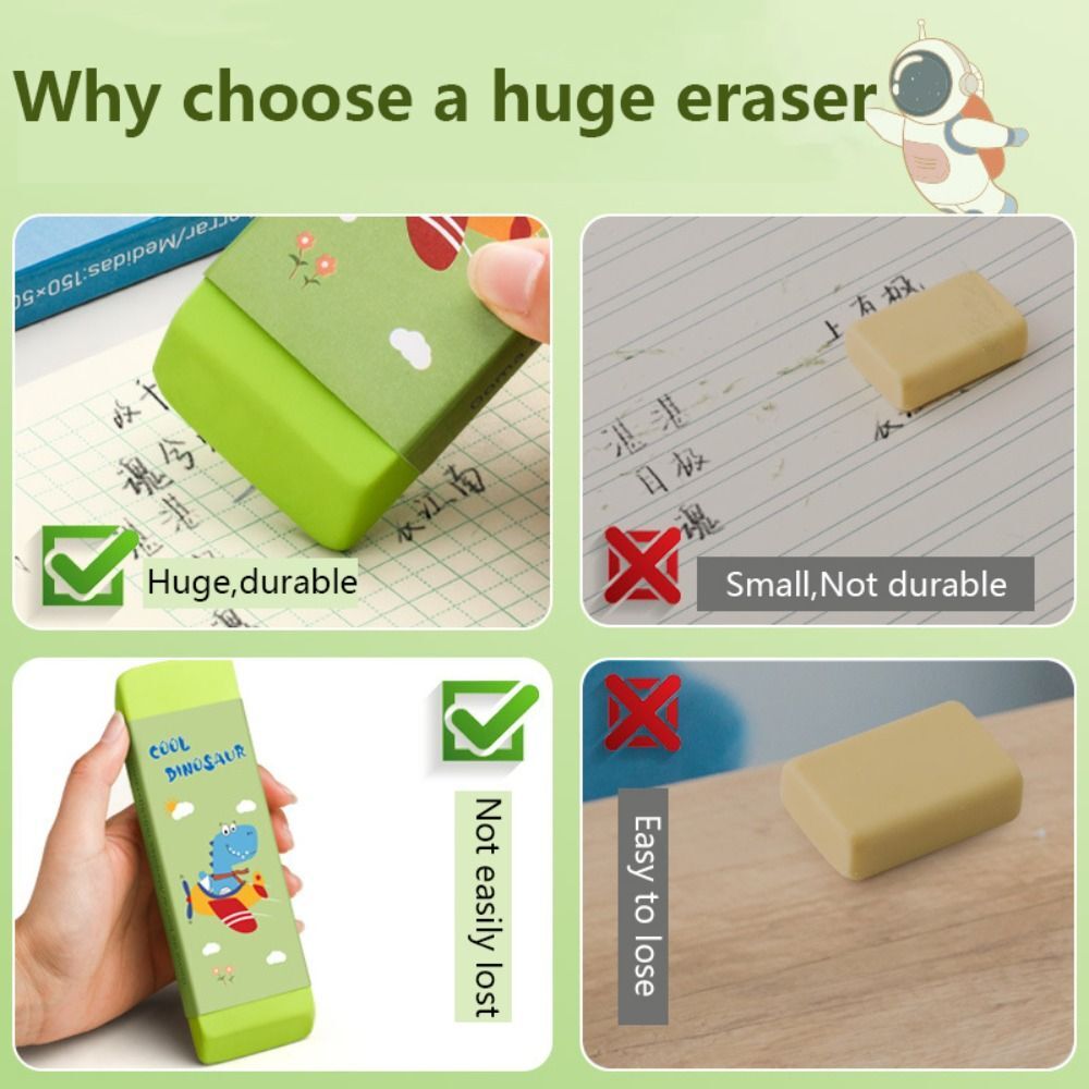Super Large Block Giant Eraser Pencil Eraser School Office | eBay