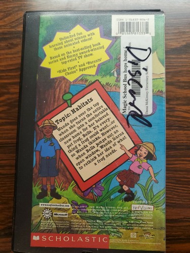 The Magic School Bus - Hops Home VHS KidVision Education Animation ...