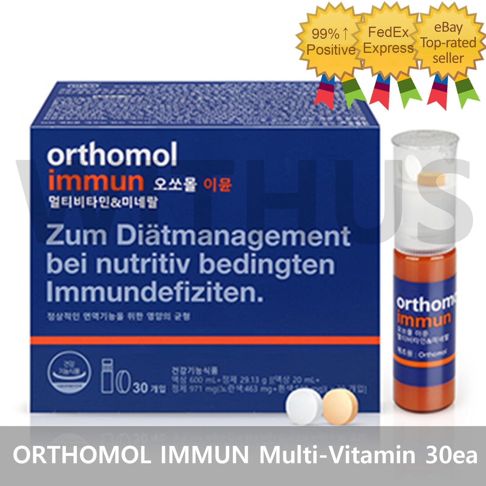 ORTHOMOL IMMUN Daily Drinking Bottle Multi-Vitamin [20ml x 919mg = 30 ...