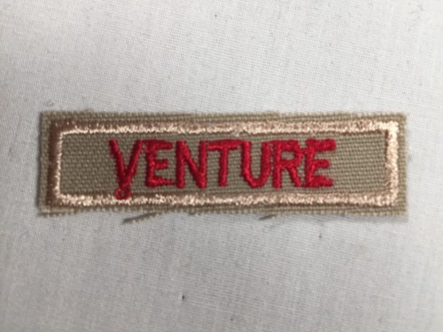 Venture Boy Scout rocker tan plastic back BSA Activity Patch | eBay