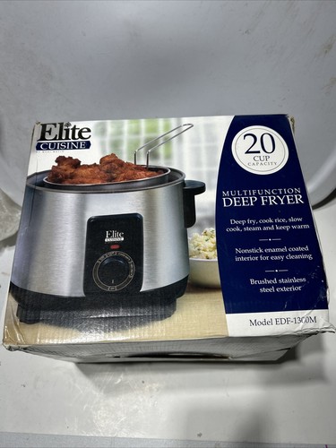 Elite Cuisine Multifunction Deep Fryer 20 CUP capacity NIB Deep Fryer ...