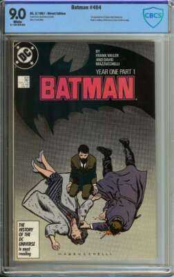 BATMAN #404 CBCS 9.0 WHITE PAGES // DAVE MAZZUCCHELLI COVER ART 1987 | eBay