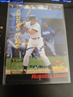 1994 Signature Rookies Russell Davis Auto /8650 #1 | eBay