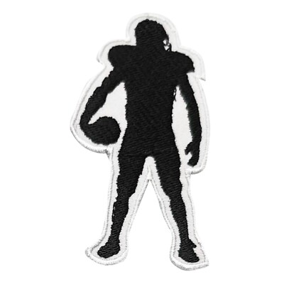 Football Player Patch, football patch, Embroidered Iron on Patch 9x4 ...