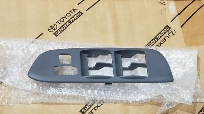 OEM TOYOTA RAV4 POWER WINDOW MASTER SWITCH BEZEL TRIM GRAY 2001 2002 ...