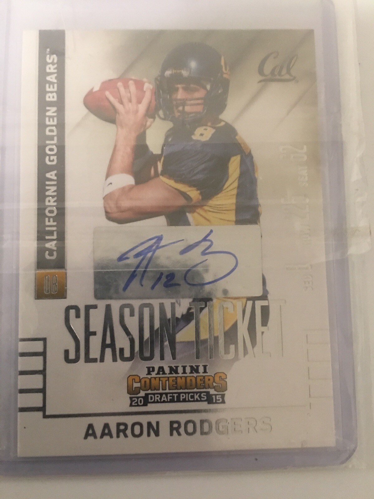 AARON RODGERS AUTO 2015 PANINI CONTENDERS DRAFT PICKS SP | eBay