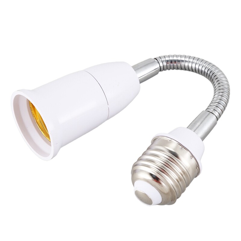 Light Lamp Bulb Flexible Extension Converter E26 Socket 18cm Long Z5X1h ...
