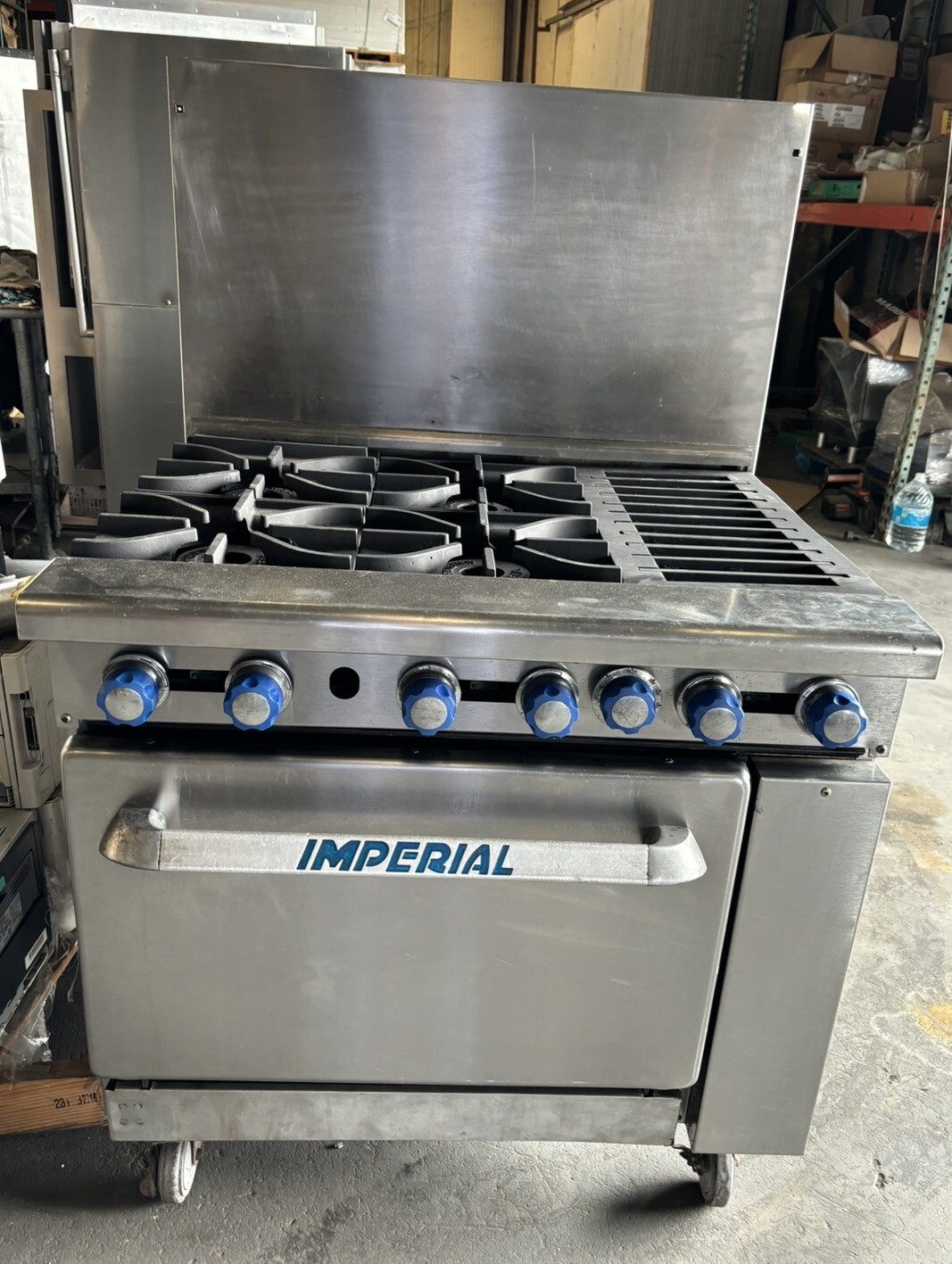 Imperial Range Pro Series IR-G36 36" Nat. Gas Griddle Range Standard ...