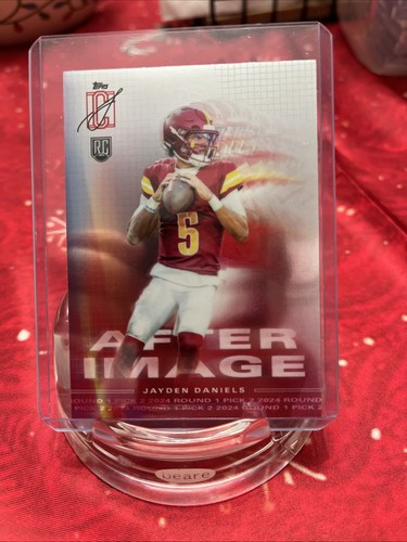Jayden Daniels - 2024 TOPPS SIGNATURE CLASS AFTER IMAGE INSERT Rookie ...