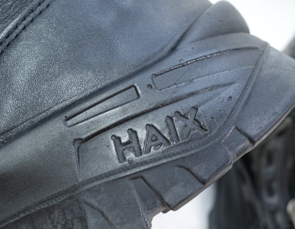 Haix Airpower X1 US Boots Mens Size 11 W Black Leather EMS Safety ...