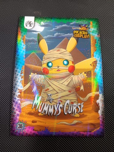 The Mummy's Curse (Pikachu) #36 - Galaxy Holo - Electric Pikachu ...