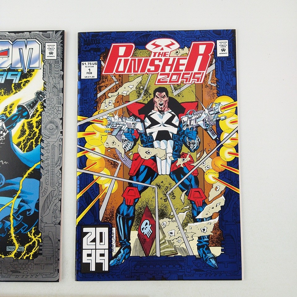 Doom 2099, Punisher 2099, Ravager 2099 #1 Foil Lot NM (1993 Marvel ...