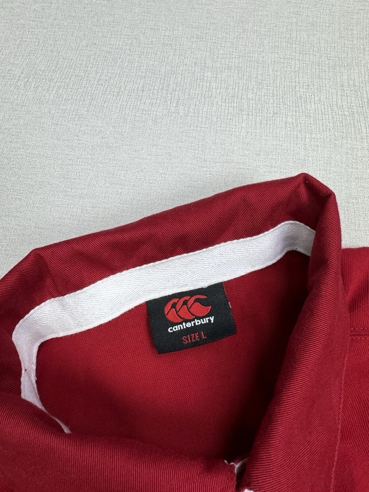 Men’s Canterbury England O2 Long Sleeve Rugby Shirt size L | eBay Australia