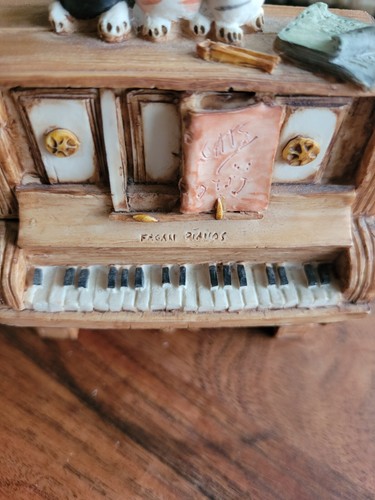 Peter Fagan Cats On Piano Figurine Made in Scotland 4" Tall | eBay