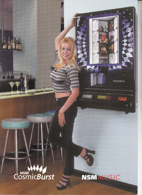 N.S.M. NSM COSMIC BURST WALL CD juke box jukebox Flyer Brochure BRAND ...