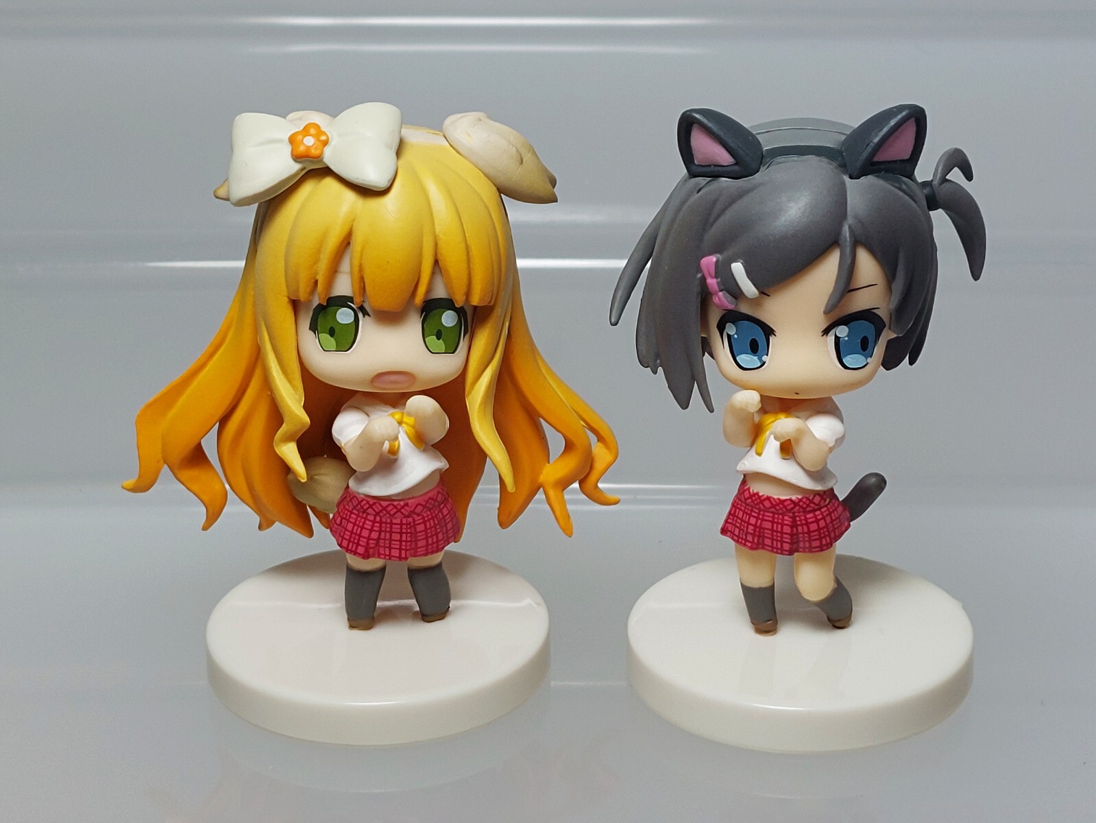 HenNeko Nano-Colle Azusa Azuki Dog & Tsukiko Tsutsukakushi Cat Girl ...