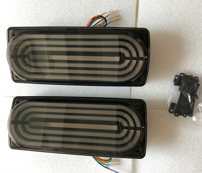 W463 Dynamic LED Tail Lights Set For Mercedes Benz G Class Smoke G500 ...