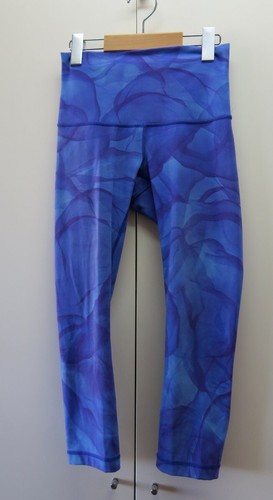 Lululemon Blue Print Leggings - Size 8 (CAN 4) | eBay
