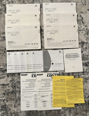 HUGE LOT of SONY PlayStation 2 PS2 Slim Console Konami Singstar Headset ...