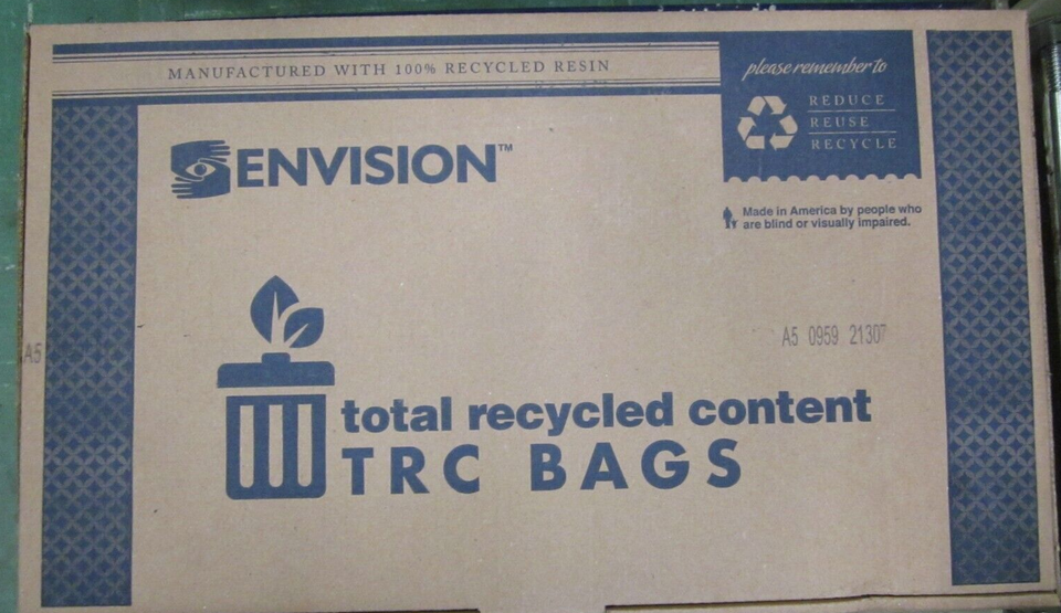 ENVISION 8105-01-386-2399 TRASH BAGS (100 PR BX) | eBay