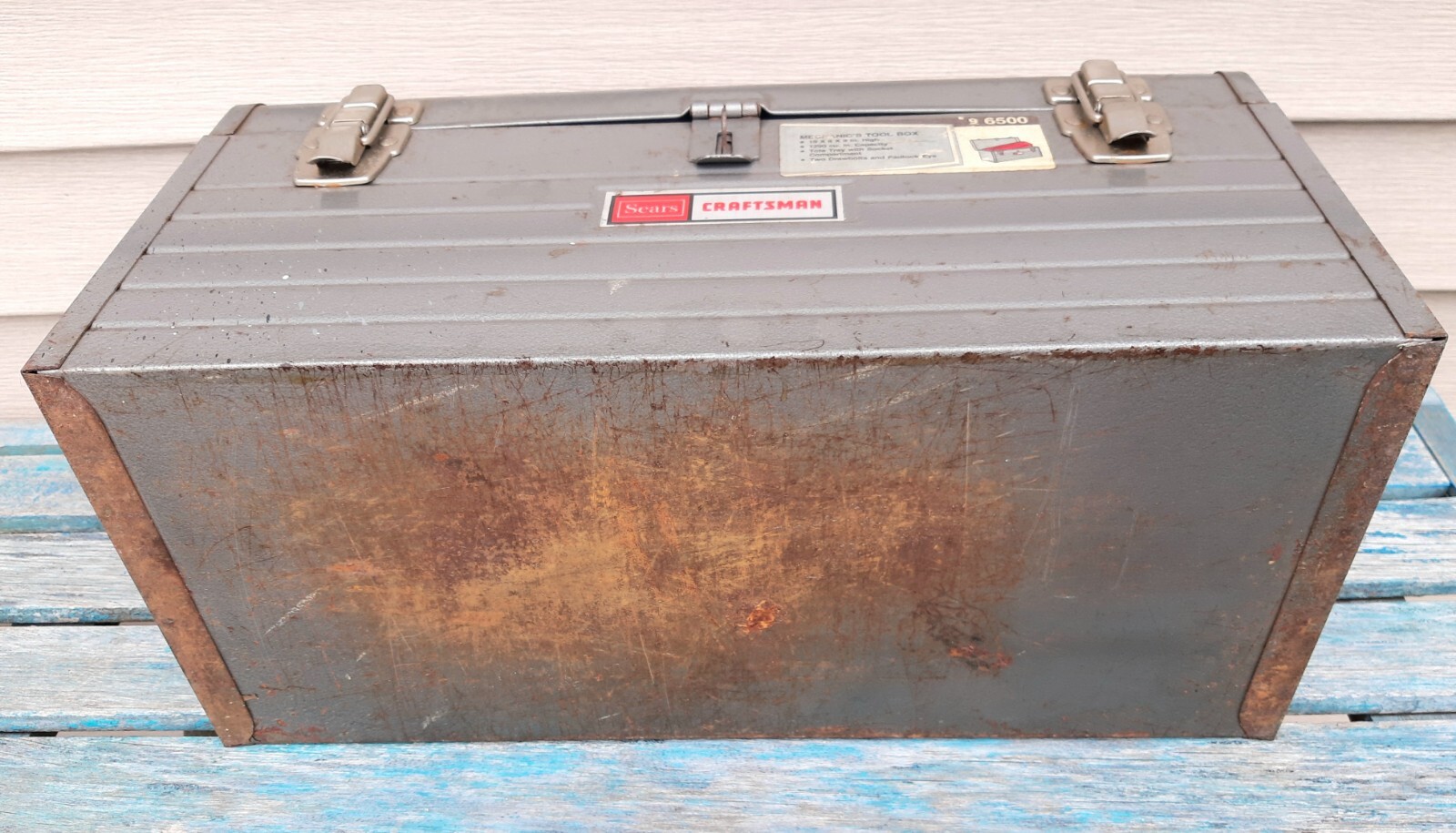 Sears Craftsman 9 6500 Metal Steel Tool Chest Storage Box 18 inch Tool ...