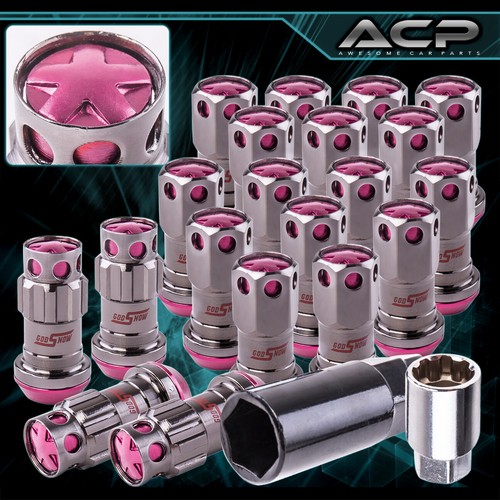 JDM VIP 20 Pieces Lug Nuts M12 X 1.25mm Thread Pitch + Locking Key ...