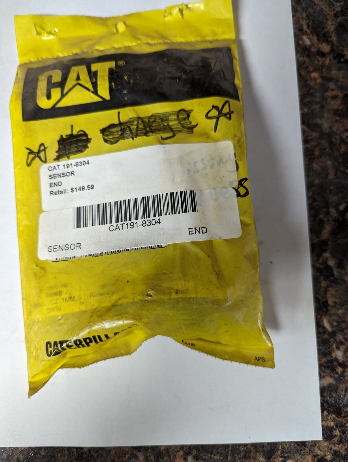 Genuine Caterpillar 191-8304 Sensor | eBay