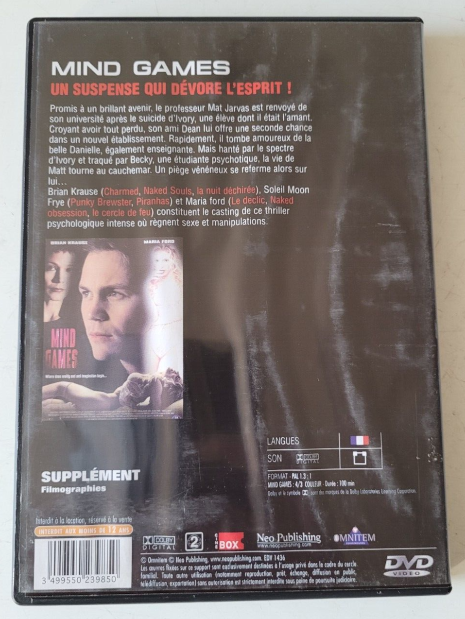 DVD Film - Mind Games - VF | eBay