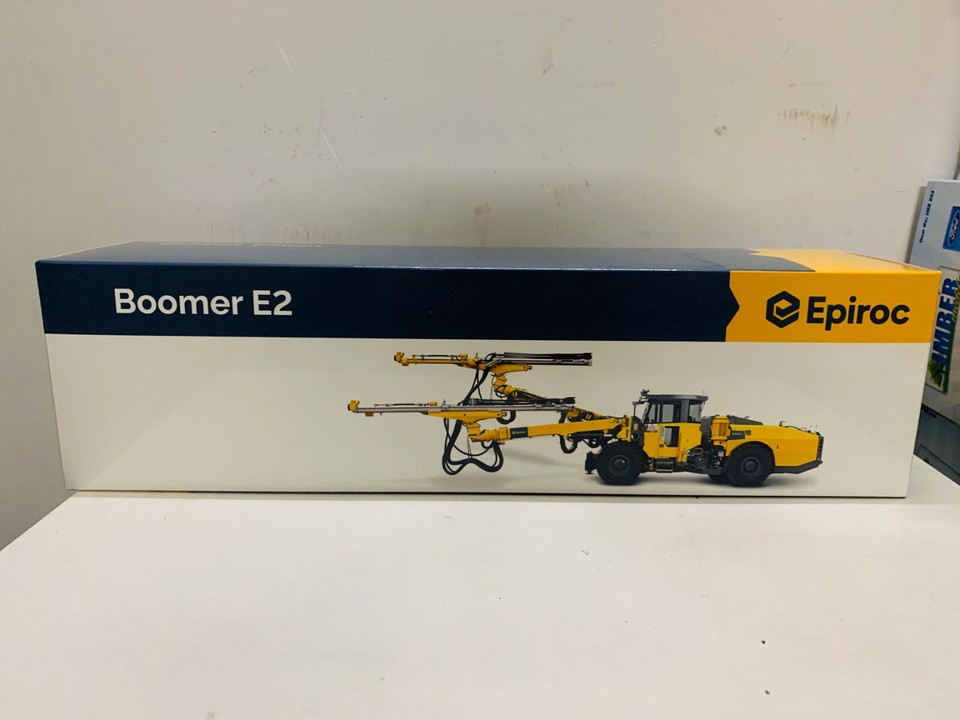 RARE!! Epiroc Boomer E2 Rock Drilling Rig 1:50 Scale Die-Cast Model New ...