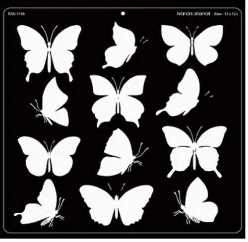 Beautiful Butterfly Stencil For Art & Craft | eBay