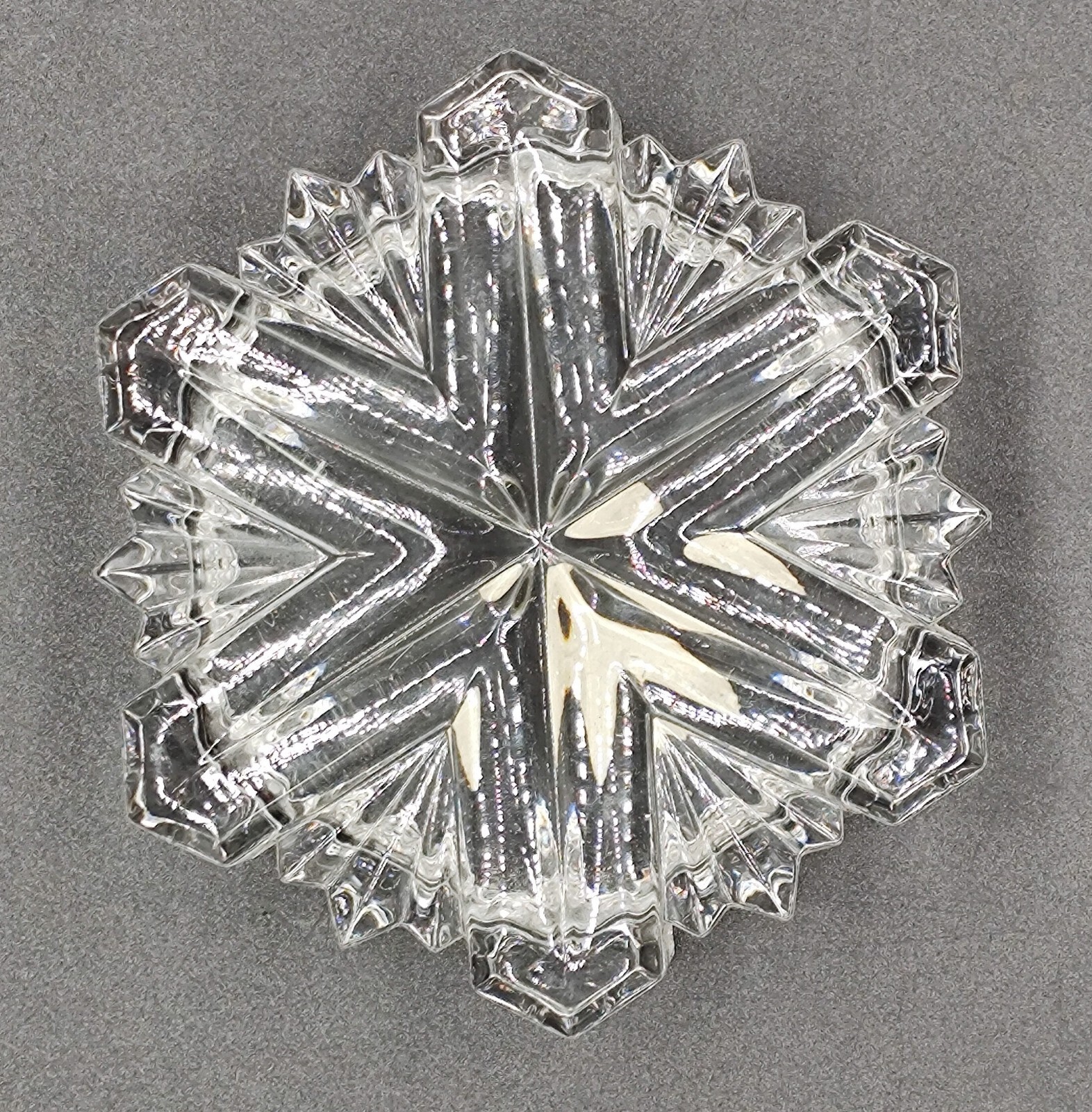 Mikasa Crystal Covered Candy Trinket Vanity Box Snowflake Nature's Song EUC | eBay