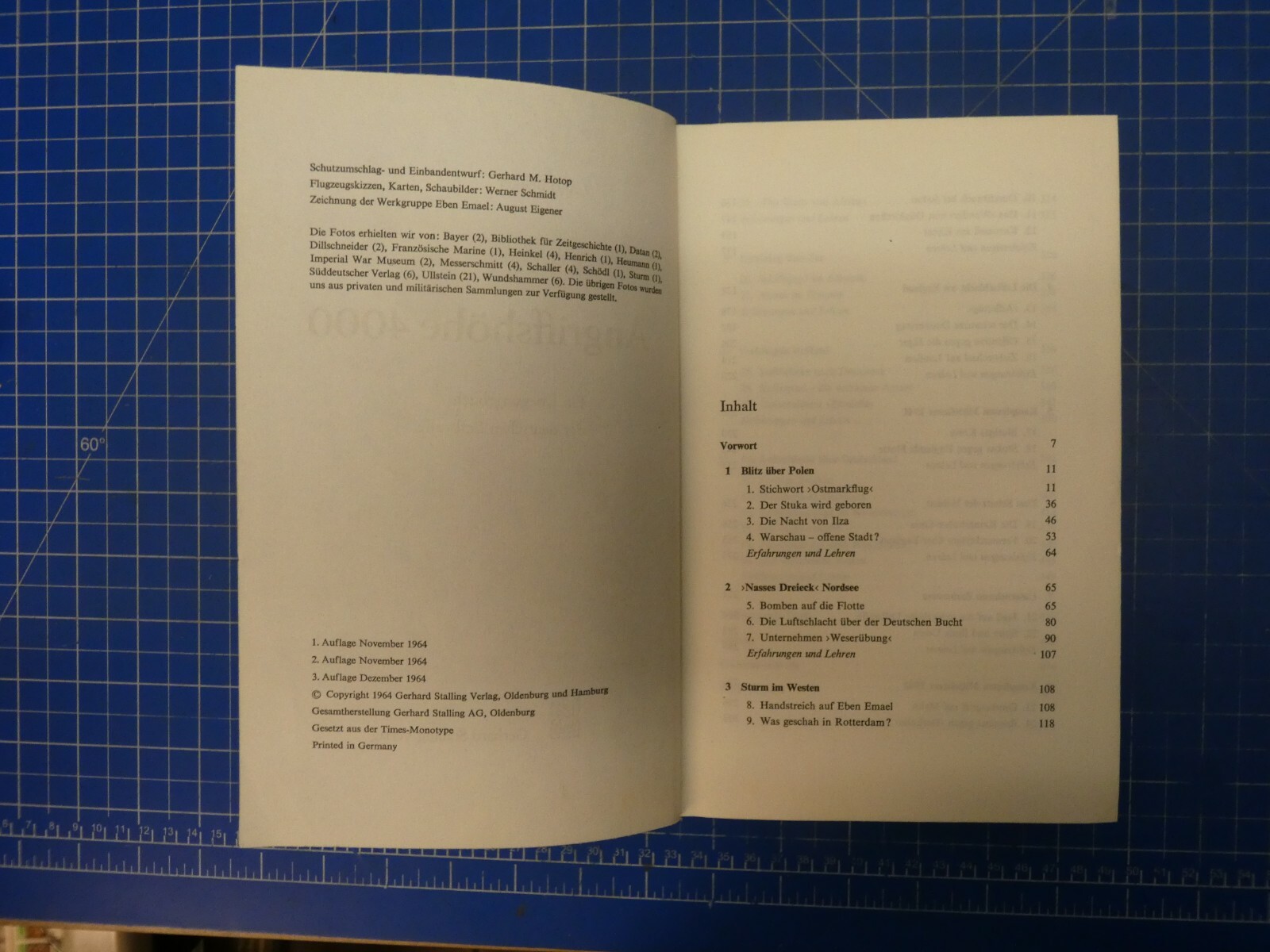 Cajus Bekker Angriffshöhe 4000 Gerhard Stalling Verlag 1964 Y8-133 ...