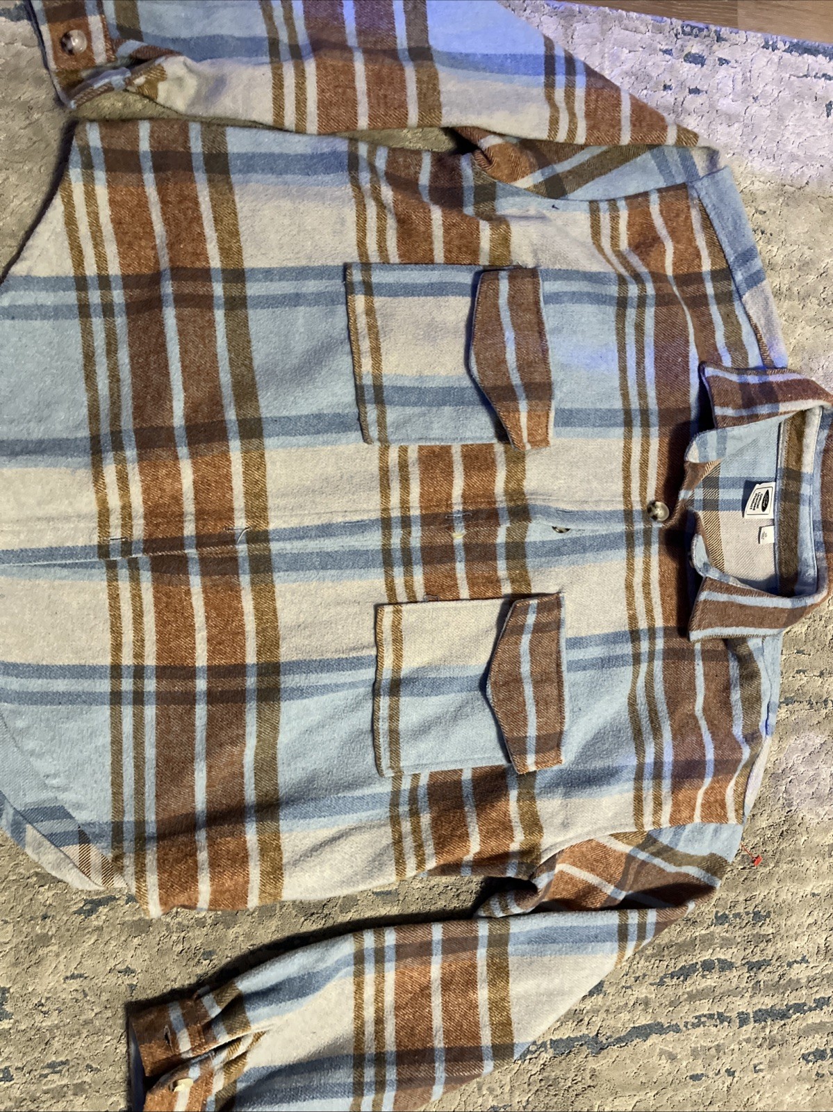 Ford Bronco Plaid Flannel With Bronco Decal On Back W… - Gem