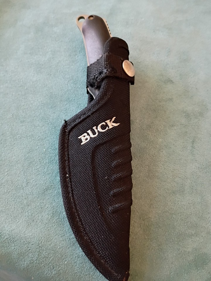 Buck 693 Guthook Fixed Knife W Sheath | eBay