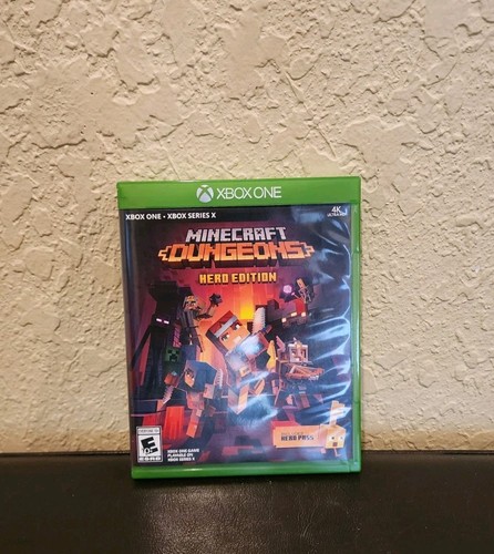 Minecraft Dungeons Hero Edition Microsoft Xbox One Series X Complete CIB READ | eBay