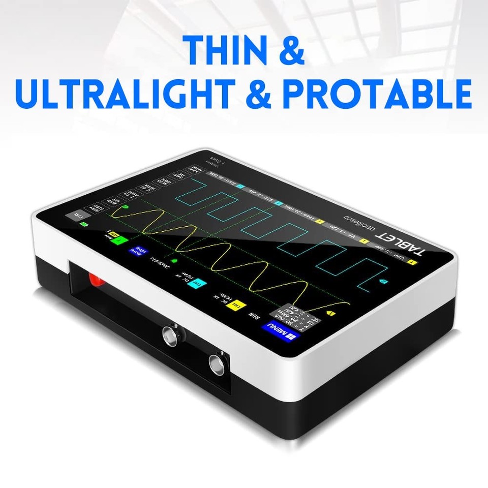 1013D Plus Oscilloscope - Portable Handheld Tablet Oscilloscope with ...